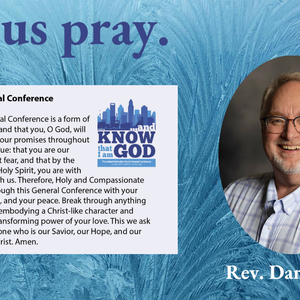 Rev. Dan Bader prays for Bishop Lanette and Dakotas Conference ...